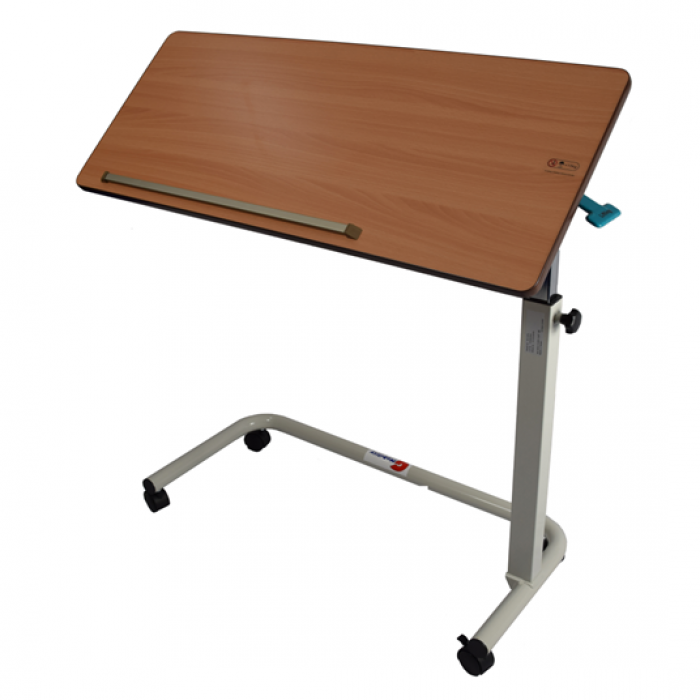 Large Over-Bed Table | Height Adjustable and Tilt Top