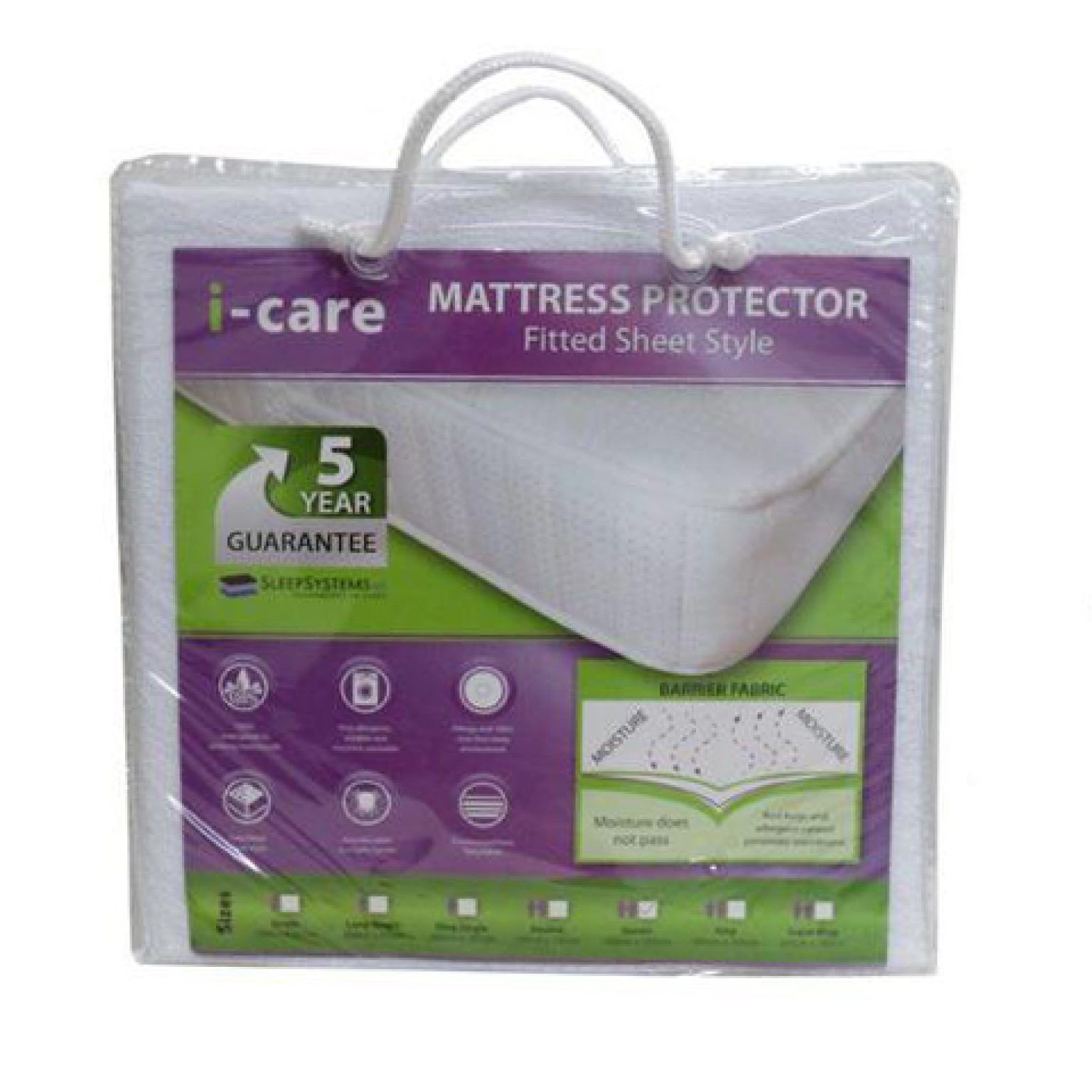 ICare Fitted Mattress Protector | Waterproof Comfort