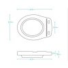 Throne Toilet Seat Raiser - GMobility