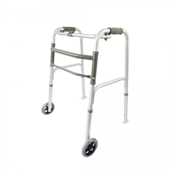 Peak Deluxe Folding Walker | Mobility with Wheels and Glides