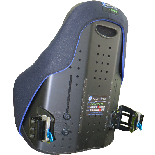 Dreamline Contour Backrest, Quick Release Hardware - GMobility