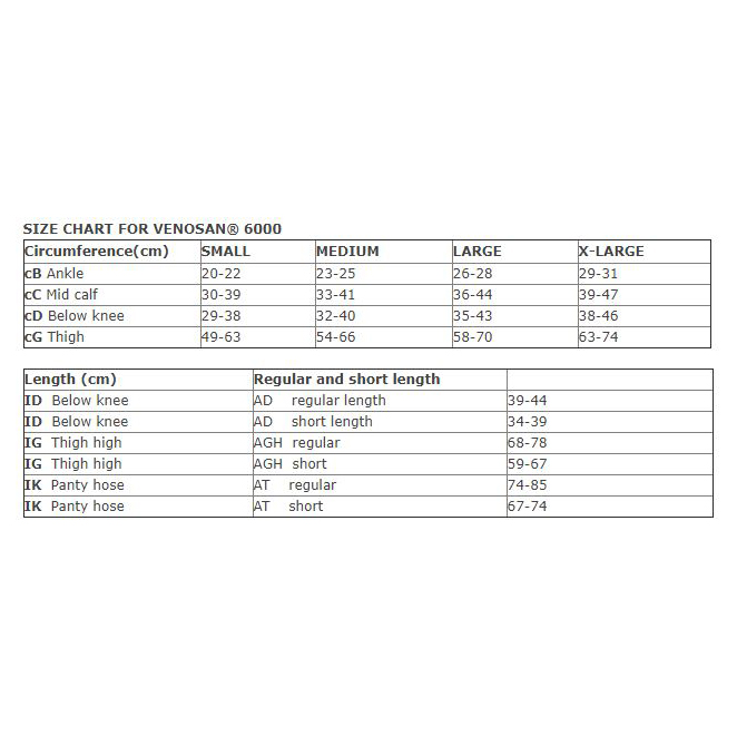 Venosan 6002 Below Knee, Class 2, Biege Compression Stockings - GMobility